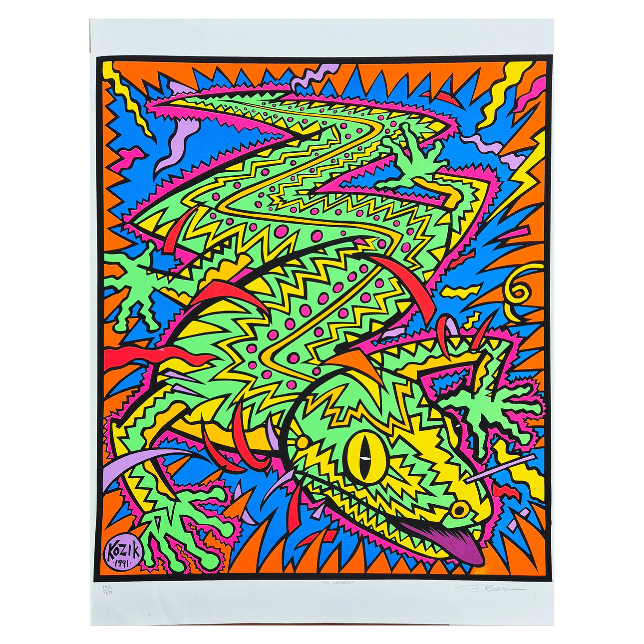 FRANK KOZIK. EL LAGARTO. Kunst & Gemälde - Grafik - Auctionet