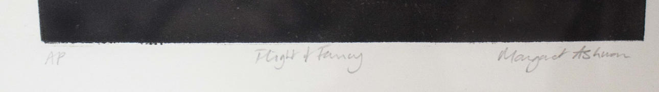 MARGARET ASHMAN. FLIGHT OF FANCY. Art - Engravings & Prints - Auctionet