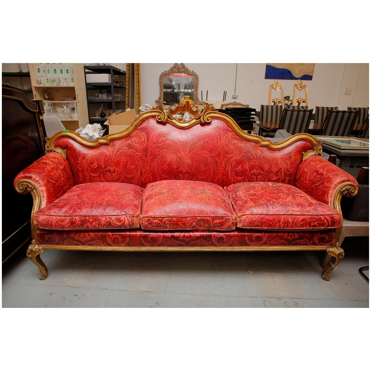 19TH CENTURY VENETIAN GILTWOOD SOFA. Furniture - Sofas & seatings ...