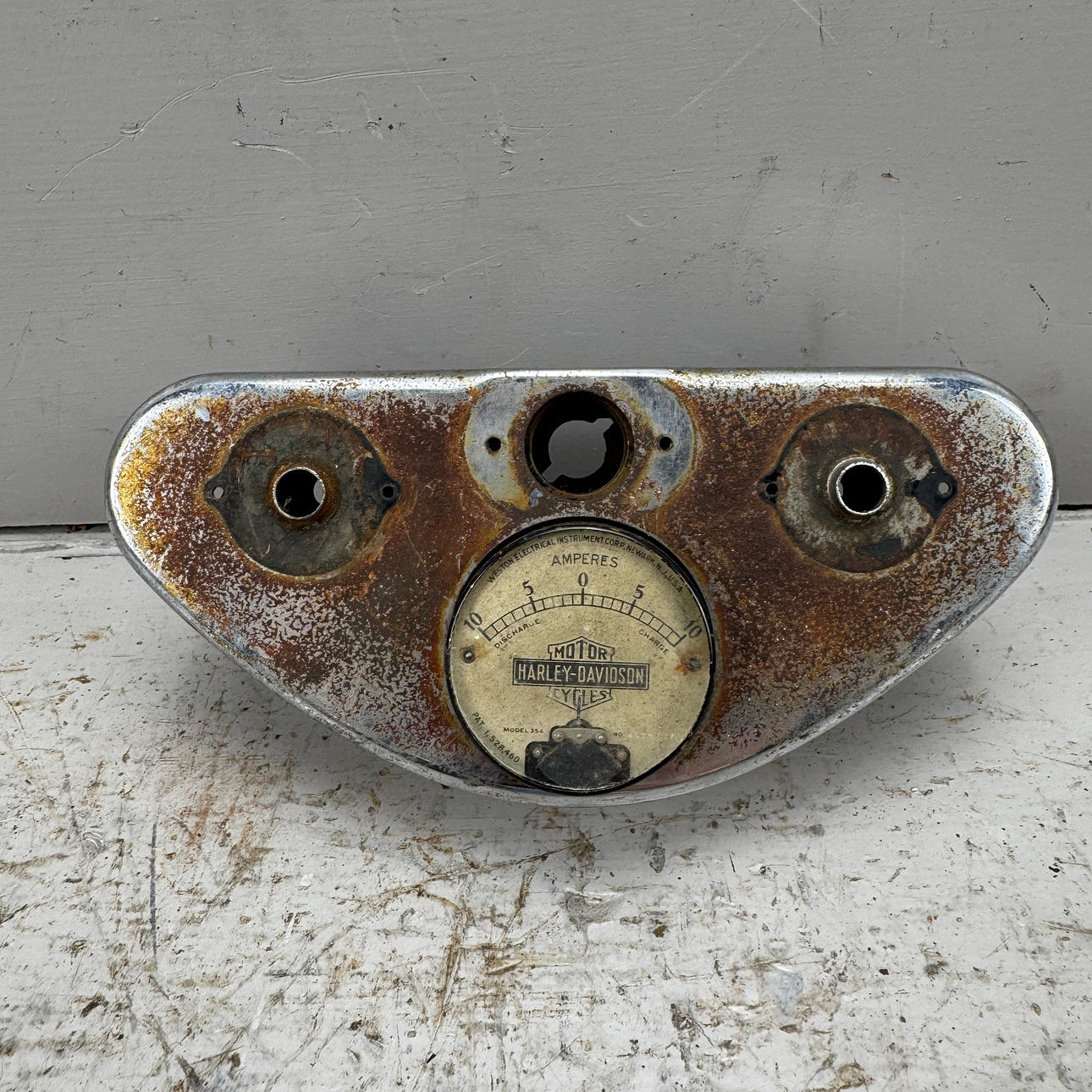HARLEY DAVIDSON, instrument panel, for model VL, 1920/30s, USA ...