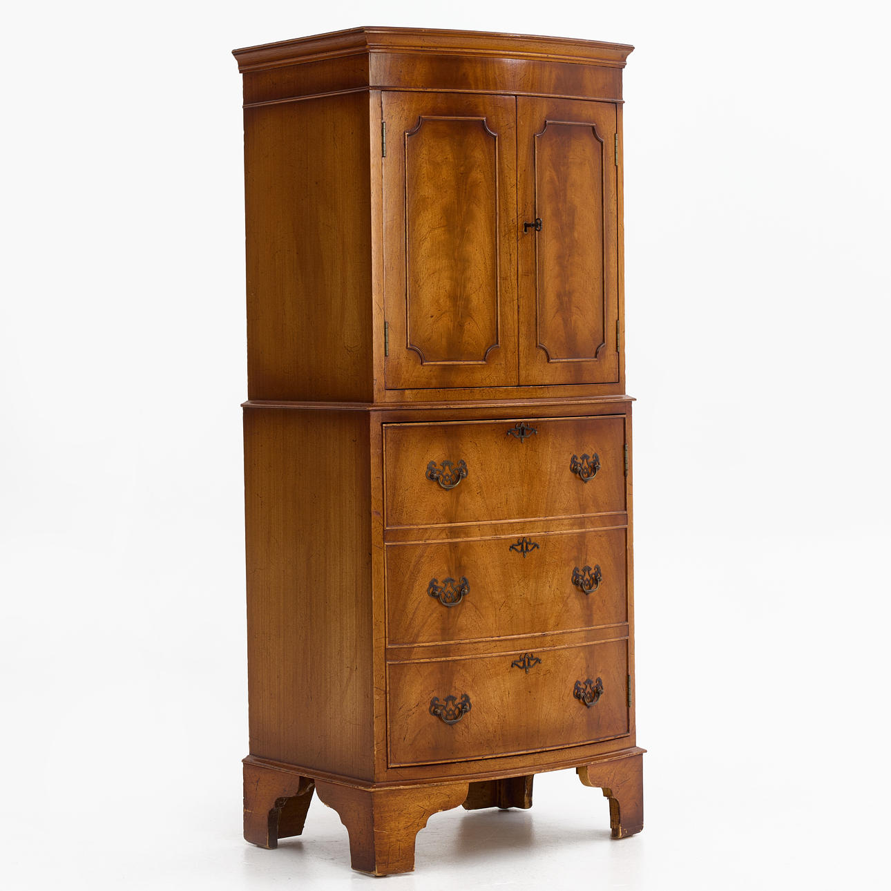 BAR CABINET, 2 cabinet doors, pull-out top and interior lighting, false ...