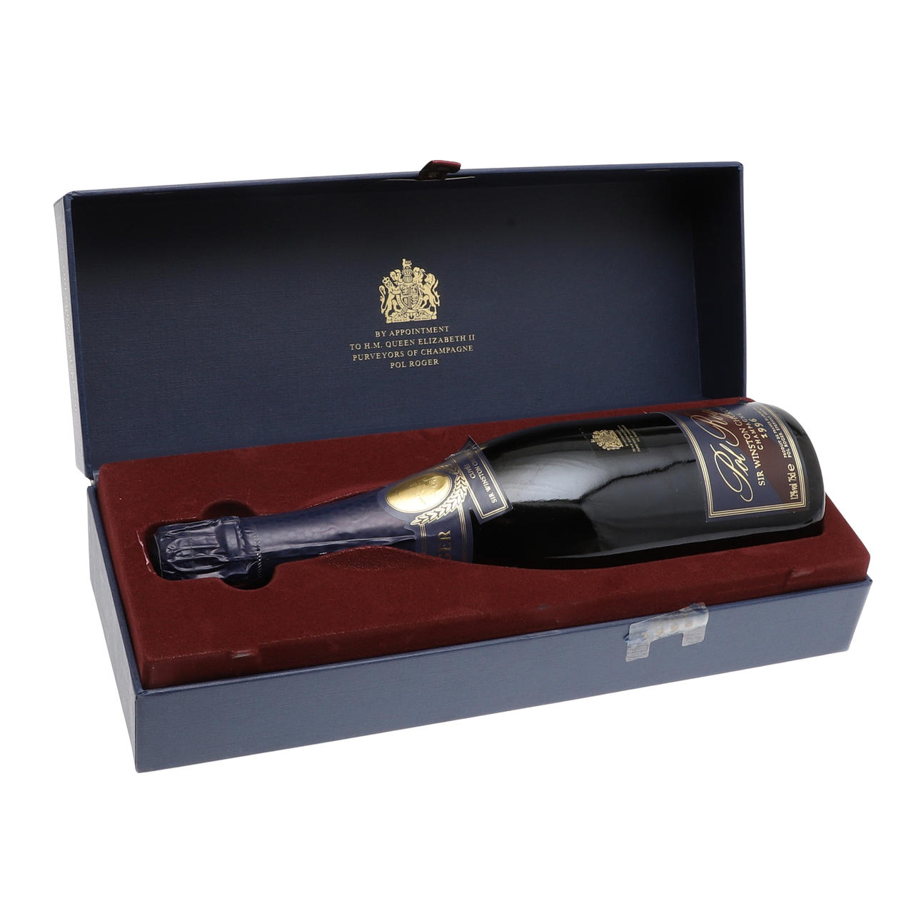 A CASED BOTTLE OF POL ROGER CUVEE SIR WINSTON CHURCHILL CHAMPAGNE 1996 ...