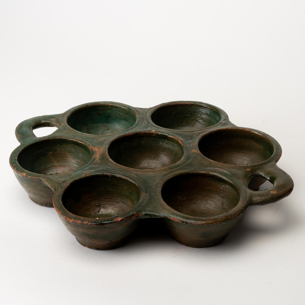 A Middle European ceramic doughnut pan, 19th century. Ceramics ...