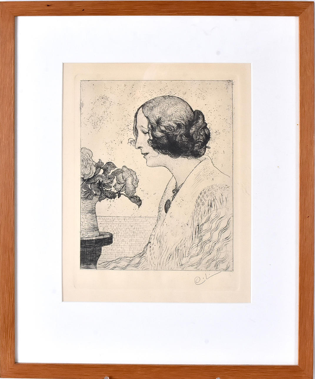 CARL LARSSON. etsning, "Anna-Stina (Fru Alkman, f. Rydell)" 1911. Konst ...
