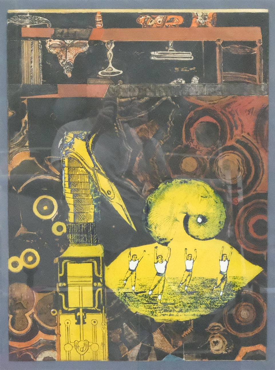 ENDRE NEMES. ”VOIMISTELIJAT”, ETSAUS. Taide - Grafiikka - Auctionet