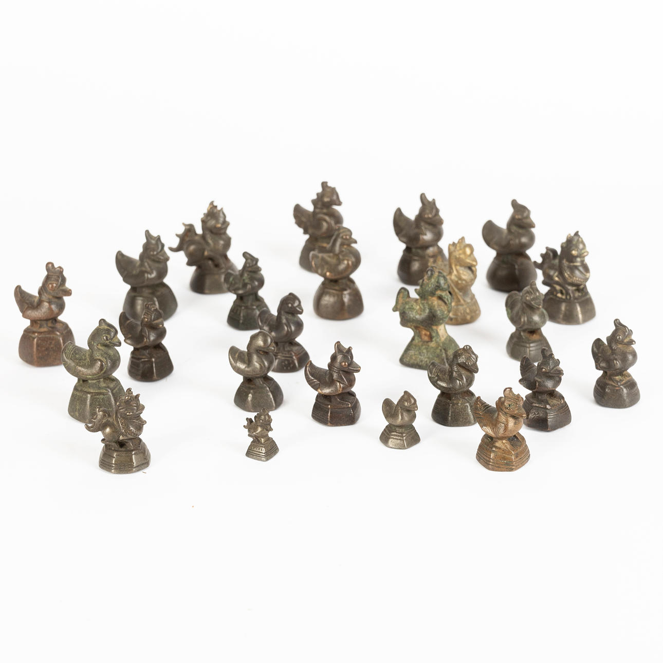 Opium weight collection in the form of the mythological Hamsa bird ...
