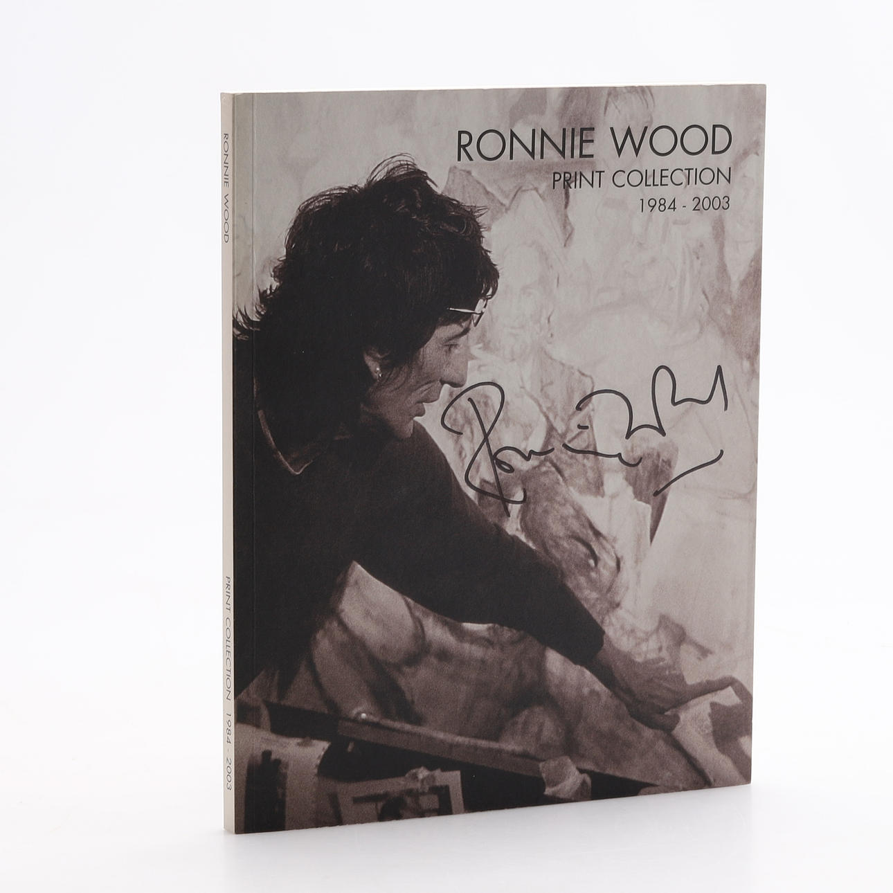 RONNIE WOOD, The Print Collection. 1984—2003. Signed exhibition catalogue. Scream Art Ltd in ...