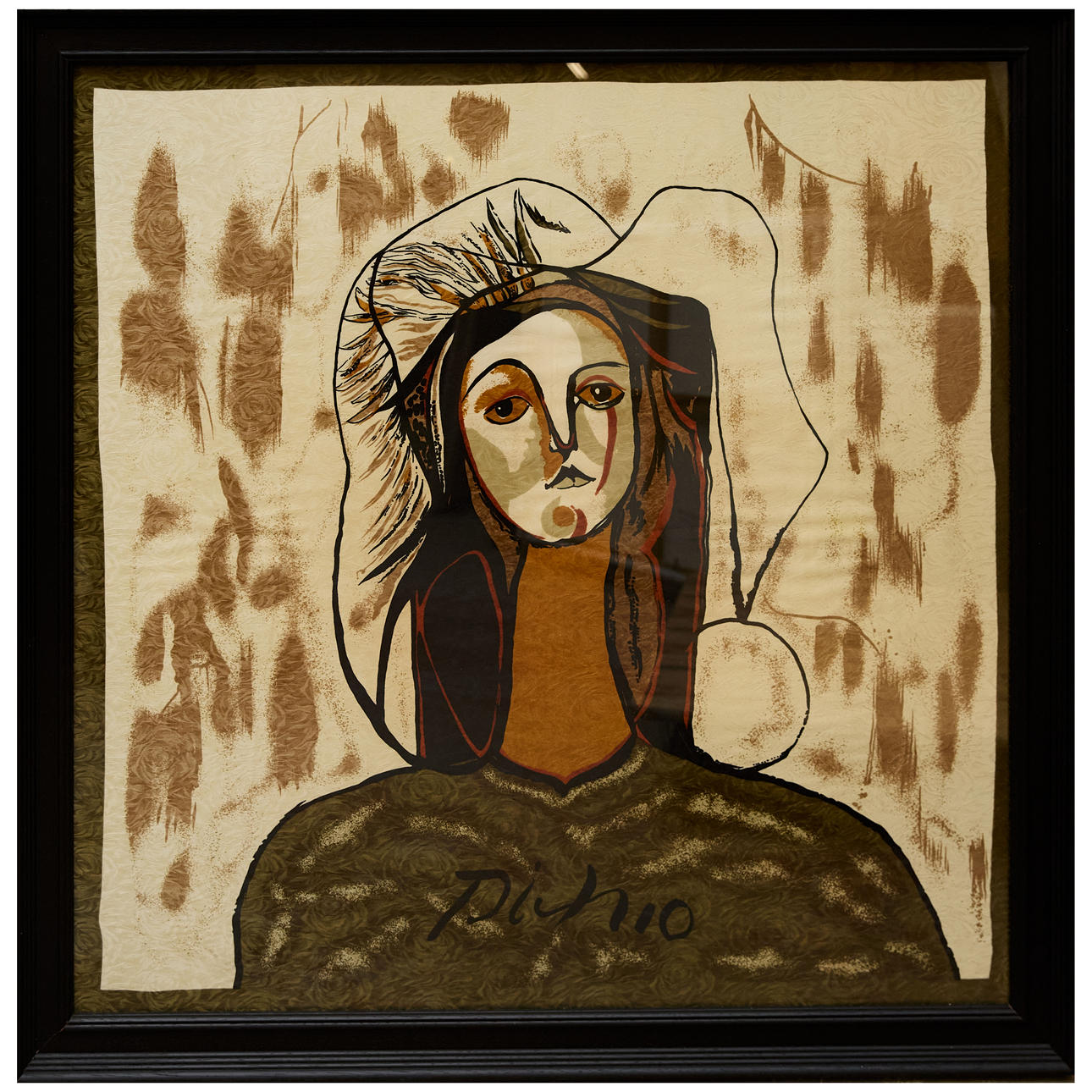 PABLO PICASSO. PORTRAT AU COU BLEU (VARIATION). Art - Engravings ...