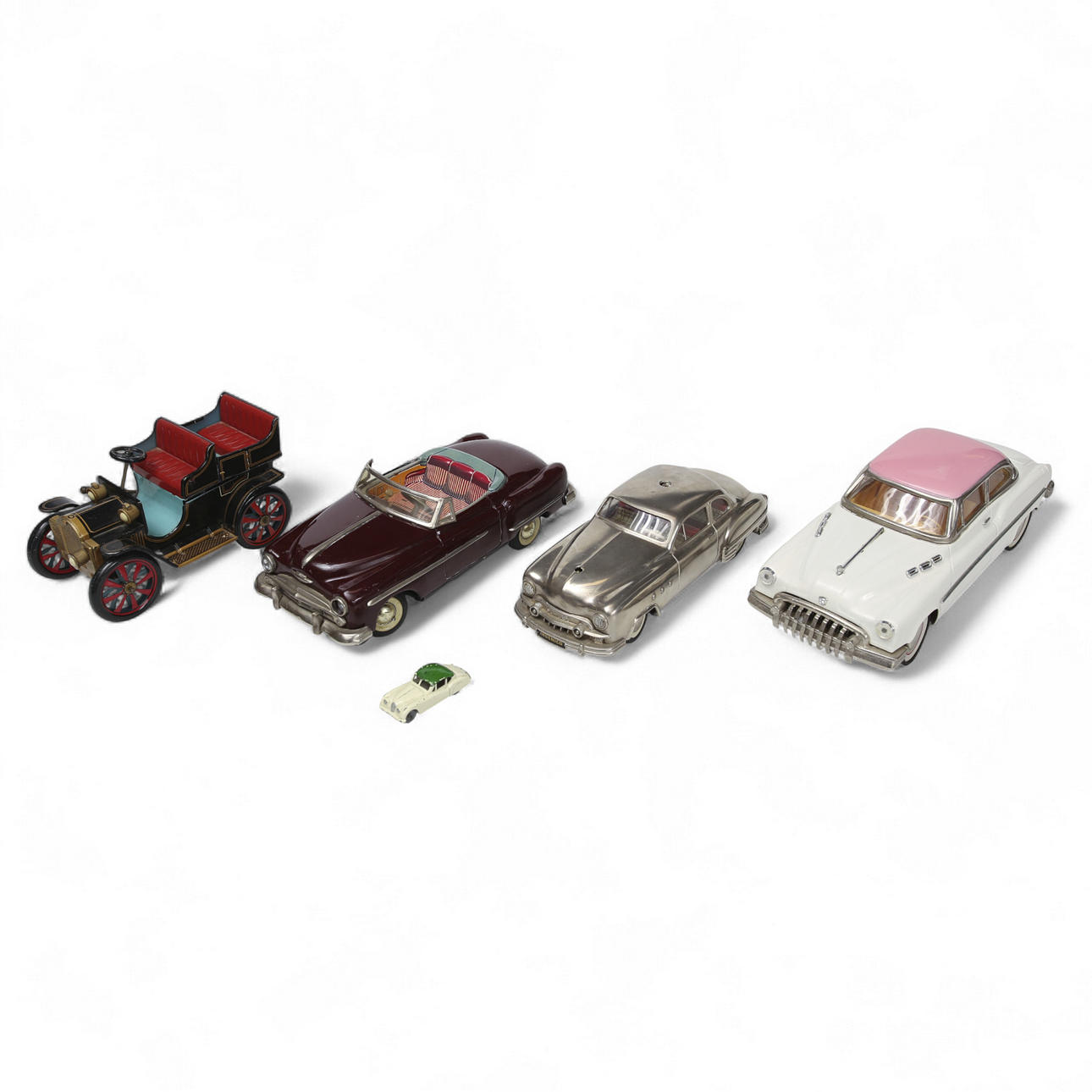 MODEL CARS, sheet metal, Schuco - Ingenico, mm. 5 pieces. Third quarter ...