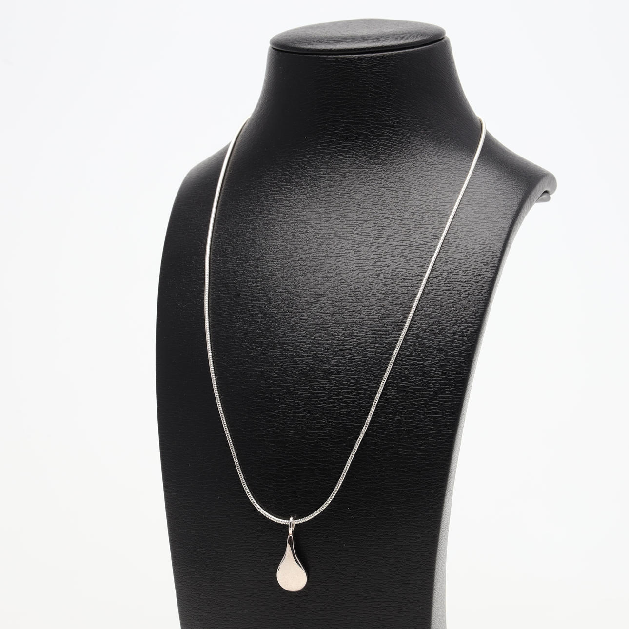 EFVA ATTLING. PENDANT “Happy Tear” and CHAIN silver weight approx. 5.6 ...