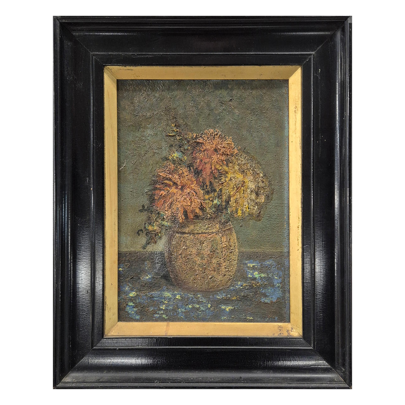 FRANCIS HENRY SIKES. KRYSANTEMUM. Konst - Måleri - Auctionet