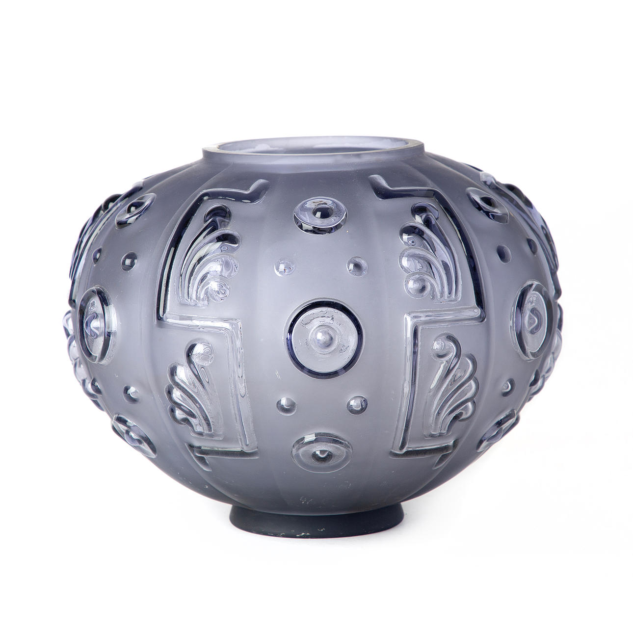 EDVIN OLLERS. An Art Deco glass vase, “EOL nr 3", Elme Glassworks ...