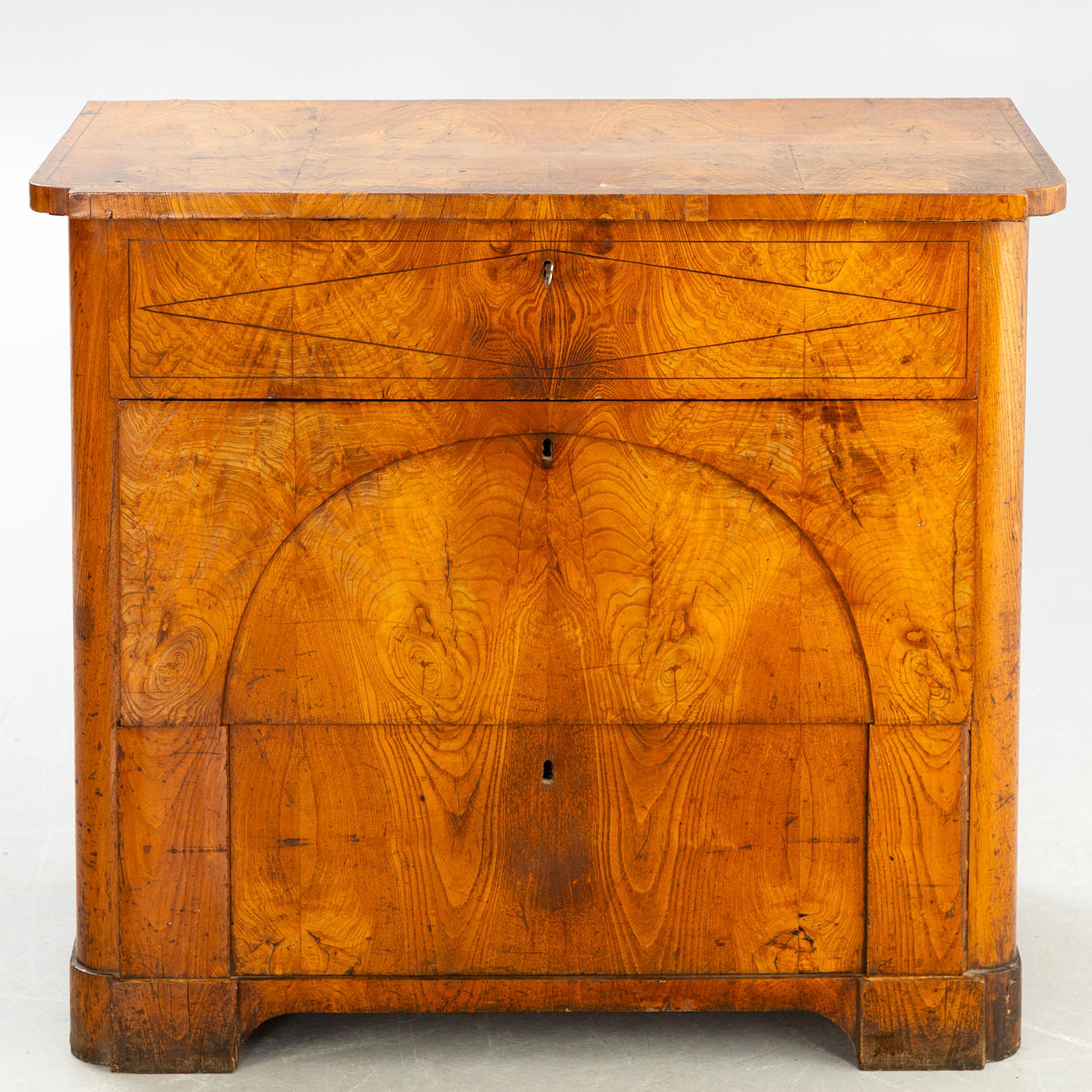Biedermeier chest of drawers, ash tree, around 1830. Furniture - Chests ...