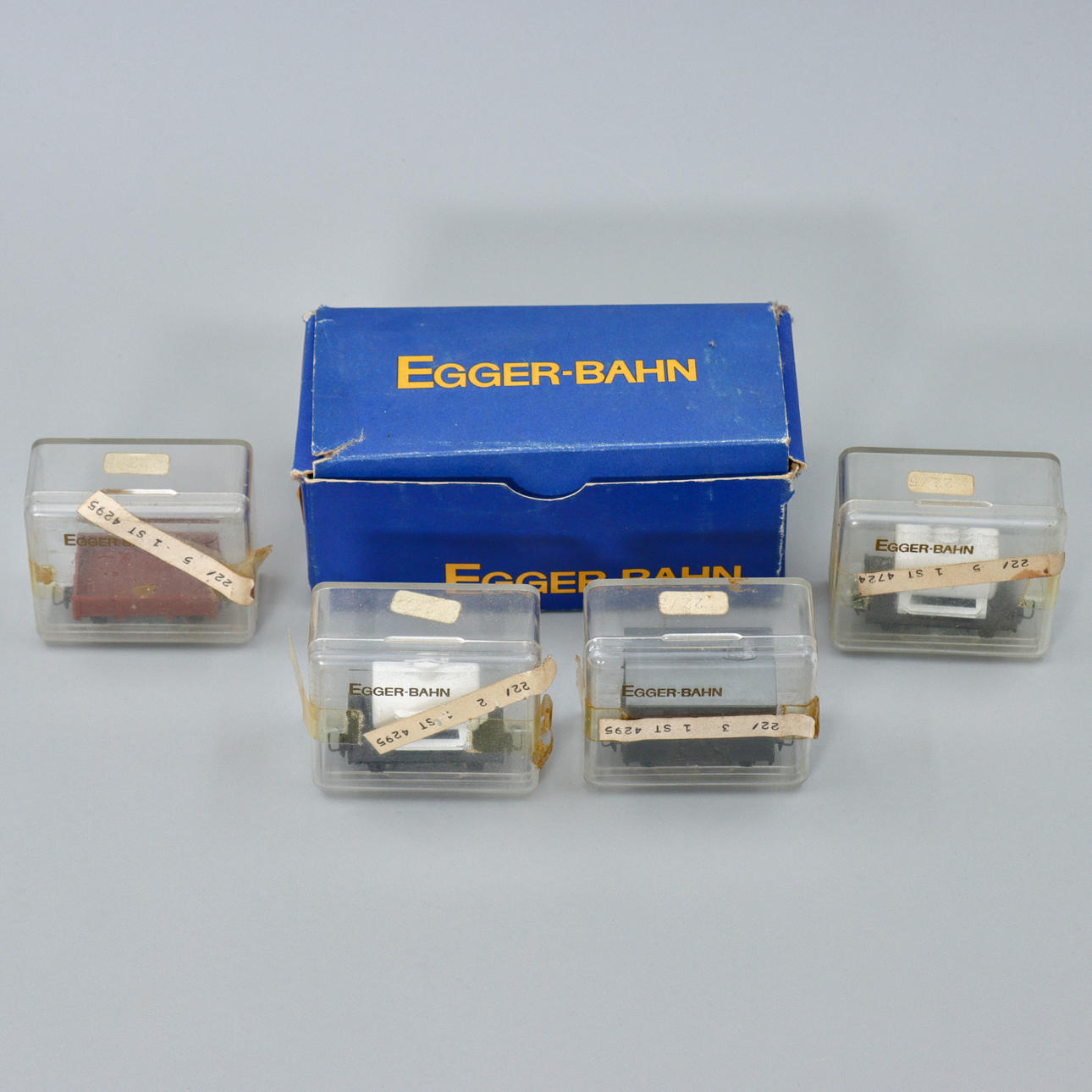 EGGER-BAHN, 8 CARRIAGES 22/, 21/, 203/. Toys - Model railways - Auctionet