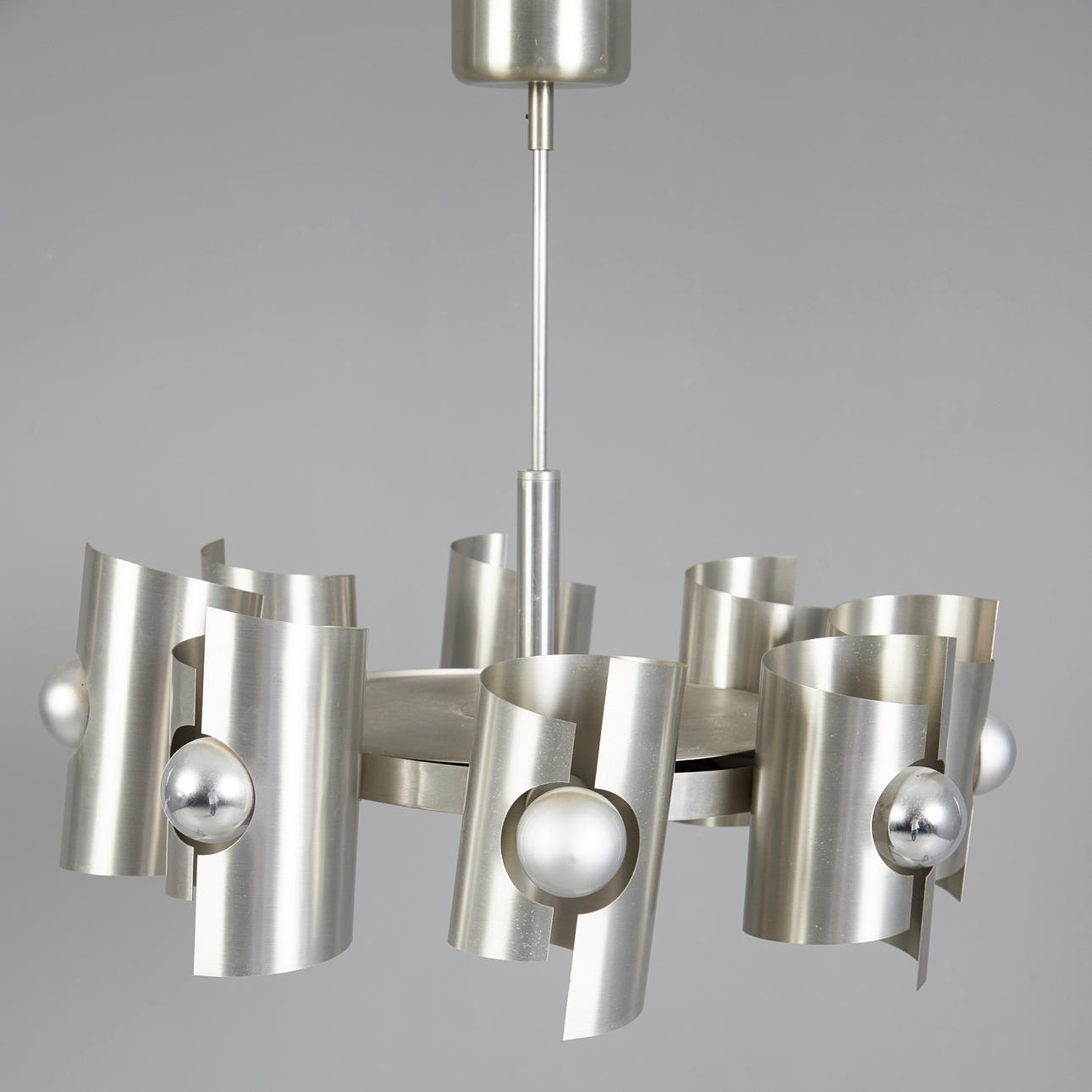 IN THE MANNER OF MAX SAUZE. Chandelier/ceiling light, space-age ...