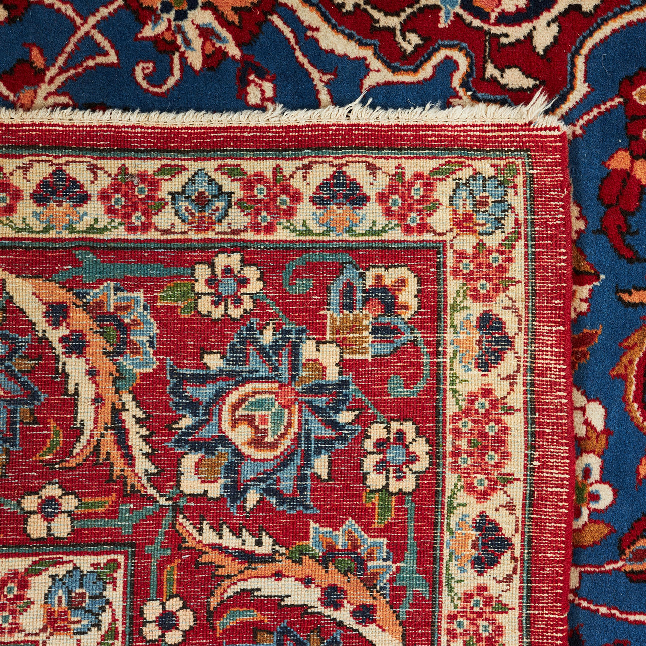 ORIENTMATTA. Old, ull på bomullsvarp, ca 222x153 cm. Mattor & Textil ...