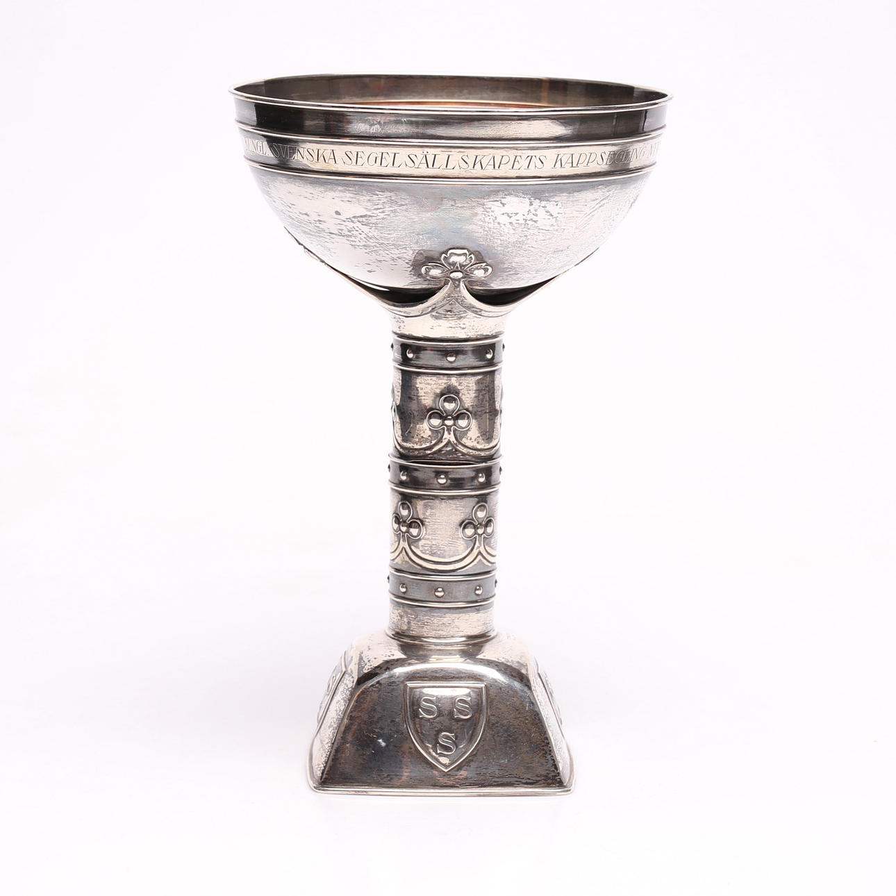 POKAL, jugend, silver, CG Hallberg, Stockholm, vikt ca 462 gram. Silver ...