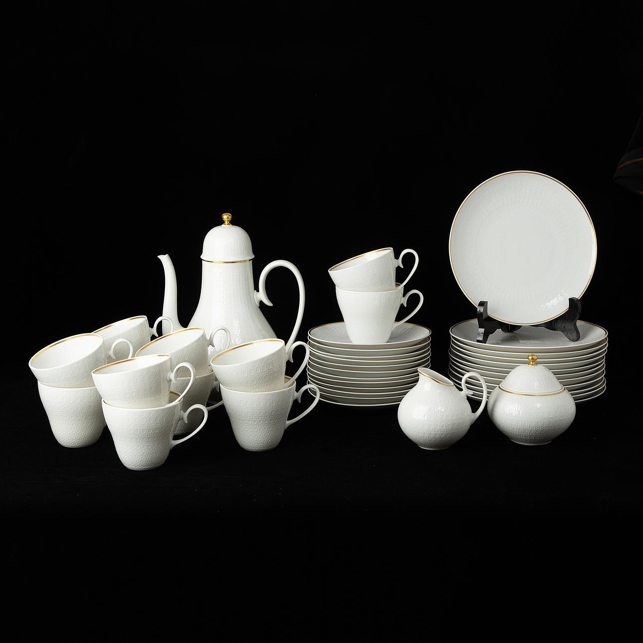BJÖRN WIINBLAD. COFFEE SERVICE. 27 parts, “Romance”, Rosenthal Studio ...