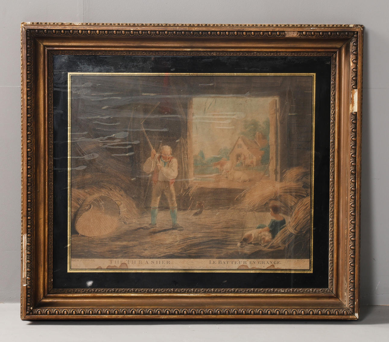 AN EARLY 19TH CENTURY HAND COLOURED ENGRAVING AFTER R. WESTALL BY W ...