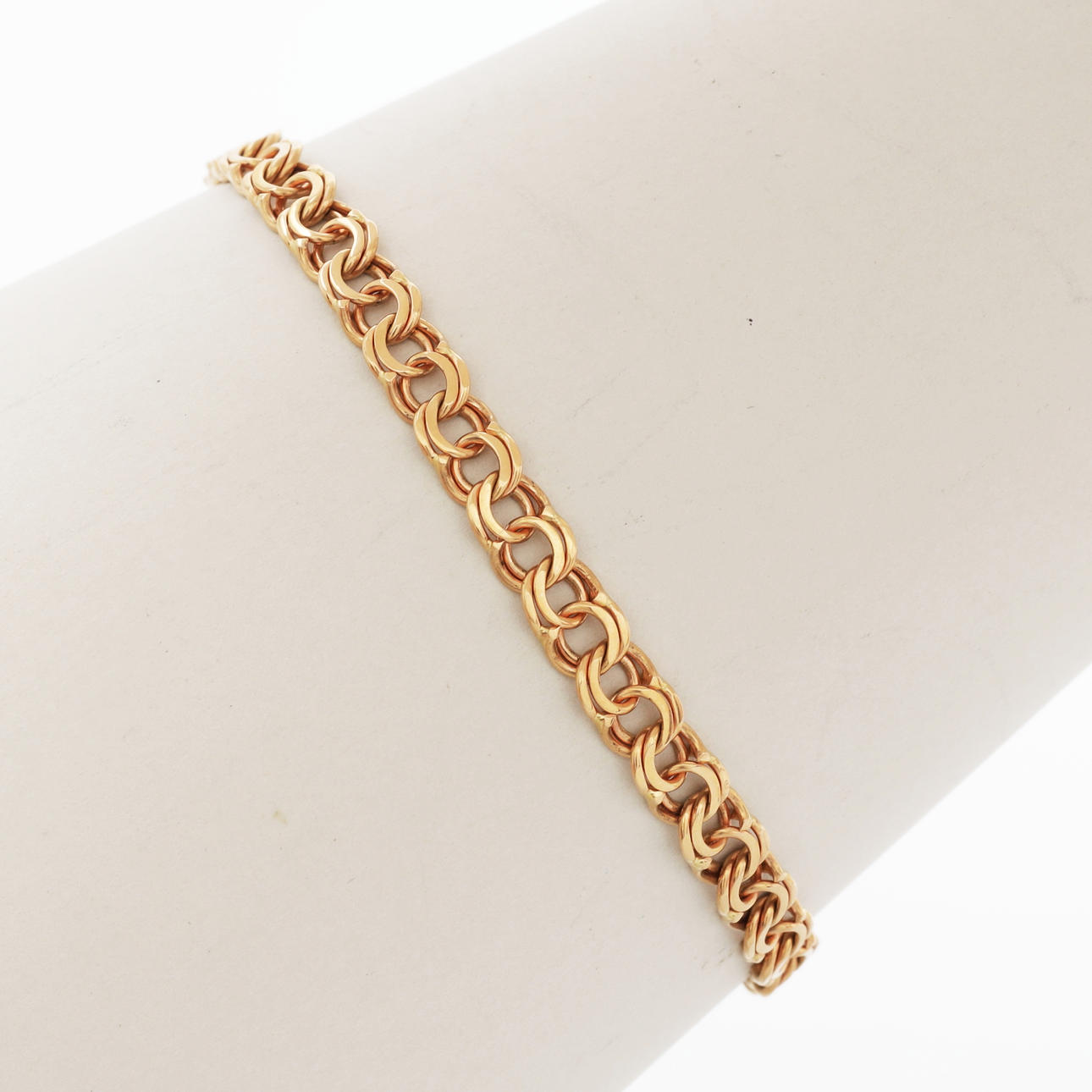 ARMBAND, guld 18K, bismark, Bengt Hallberg Guldsmeds AB, 1970, vikt 9 ...