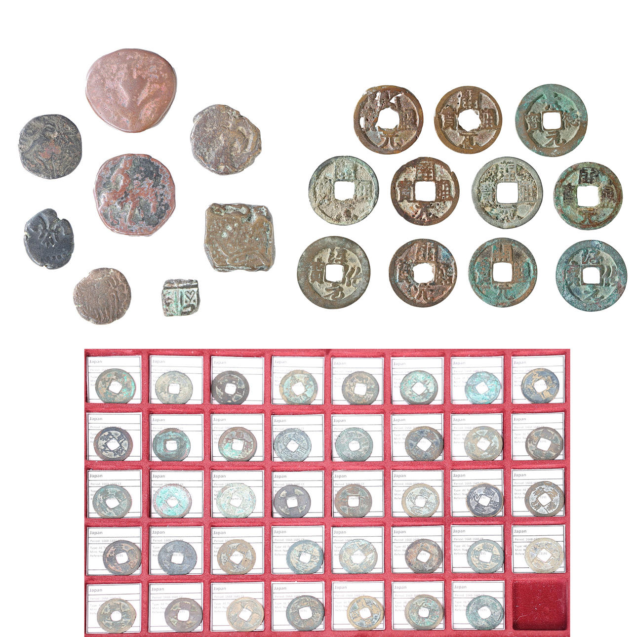 A COLLECTION OF ASIAN COINS (QTY). Coins, Medals & Stamps - Coins ...