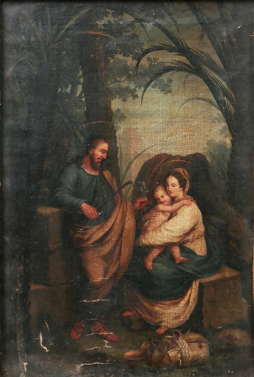 SPANISH SCHOOL FROM THE LATE 17TH CENTURY - EARLY 18TH CENTURY. Hvil på ...