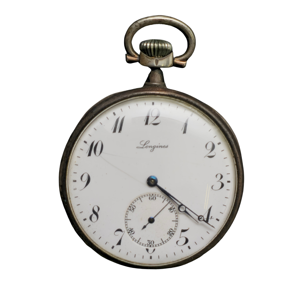 LONGINES POCKET WATCH. Clocks & Watches - Pocket & Stop Watches - Auctionet