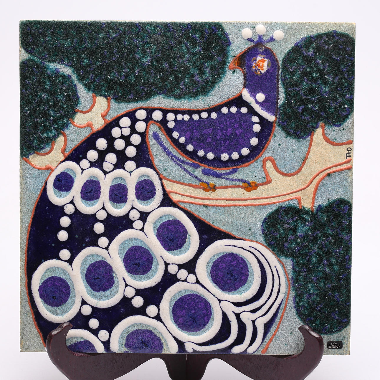 THOMAS HELLSTRÖM. A ceramic wall plaque, Nittsjö.Thomas Hellsten ...