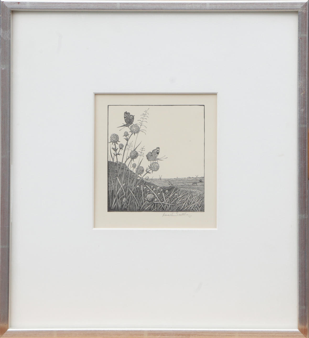 HARALD SALBERG. MARKER DRAWING, signed. Art - Drawings - Auctionet