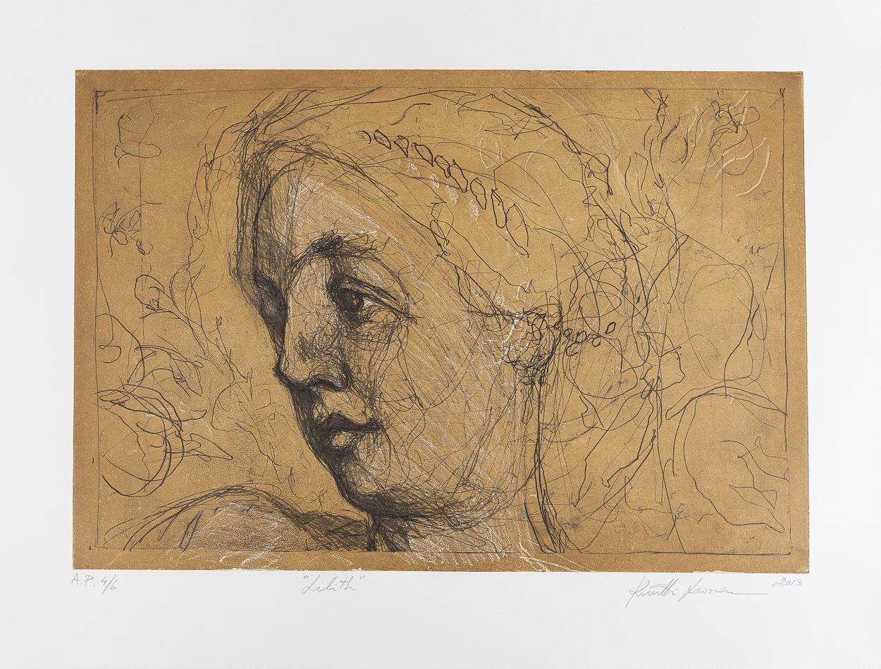 KUUTTI LAVONEN. “Lilith”, etching, unleaved leaf. Art - Engravings ...