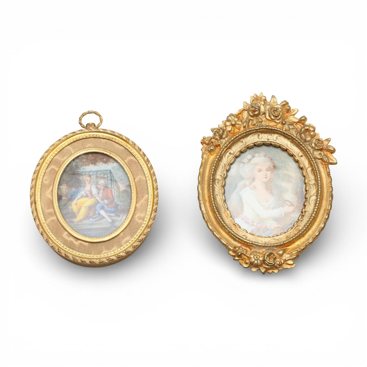 FRENCH SCHOOL, FIRST HALF 20TH CENTURY. 18th Century-like couple and ...