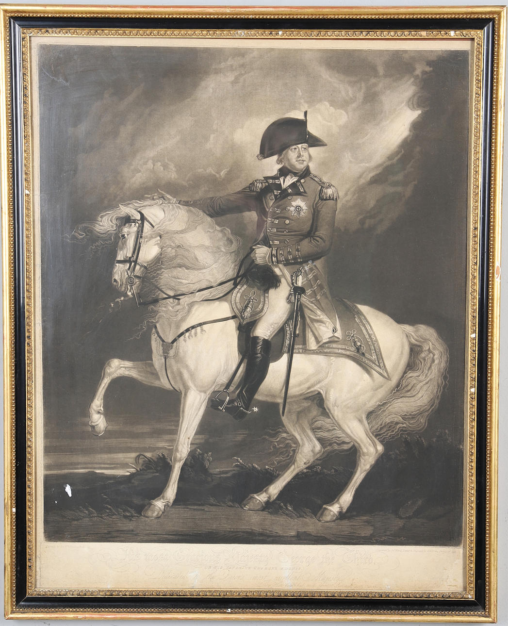 JAMES WARD AFTER SIR WILLIAM BEECHEY RA (1753-1839). 'HIS MOST GRACIOUS ...