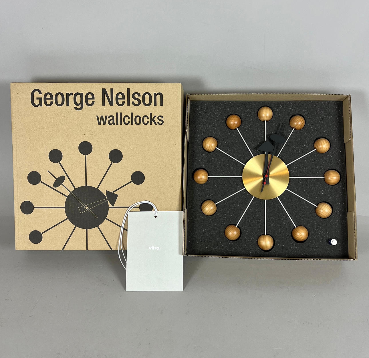GEORGE NELSON. BALL CLOCK. Clocks & Watches - Wall Clocks - Auctionet