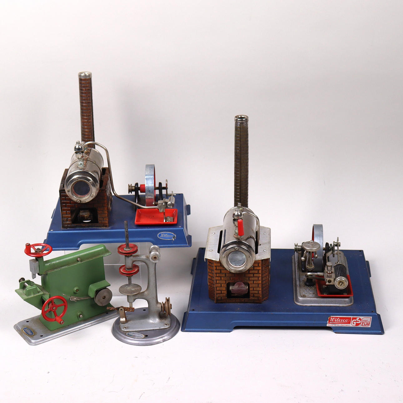 WILESCO, steam engines and accessories, 4 pieces. Toys - Other toys ...