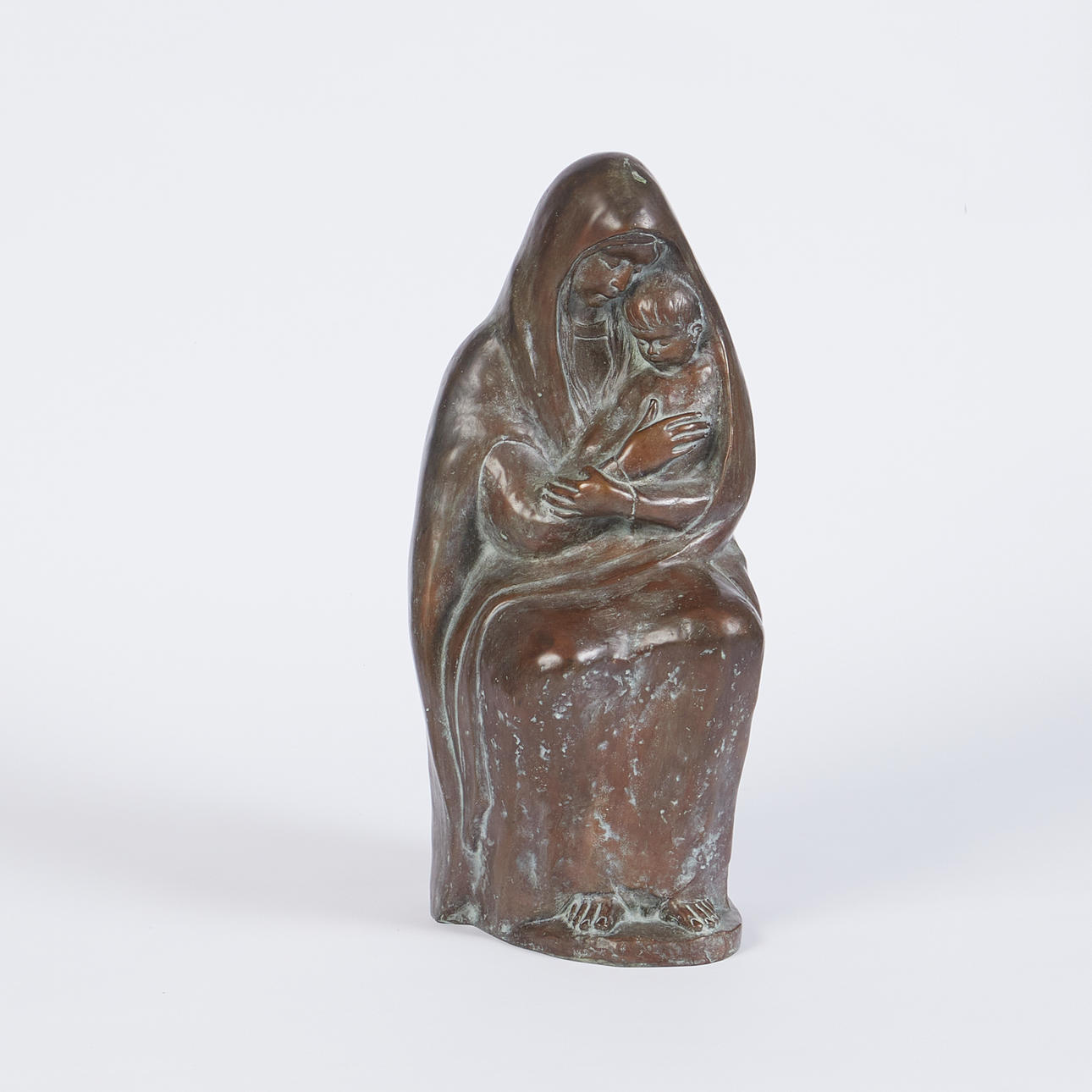 HELMUT BOURGER (1929-1989). Stalingrad Madonna/Madonna and Child ...