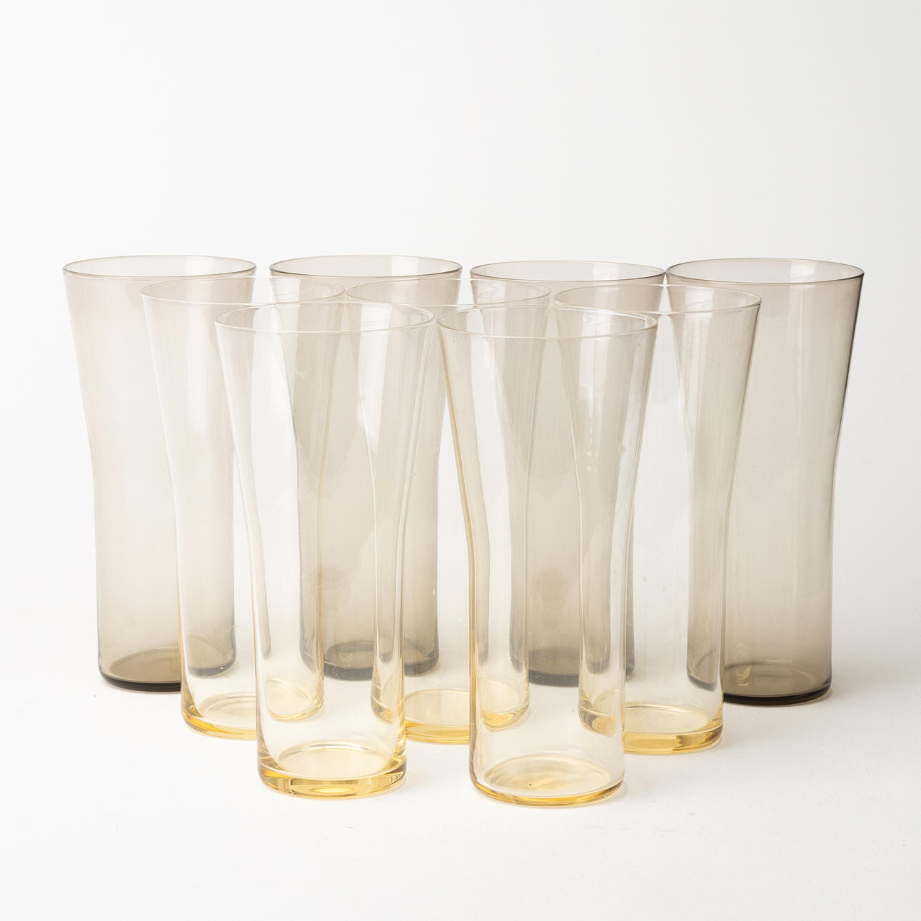 KAJ FRANCK. A set of 9 drinking glasses, “Trumpetti, 1725, in ...