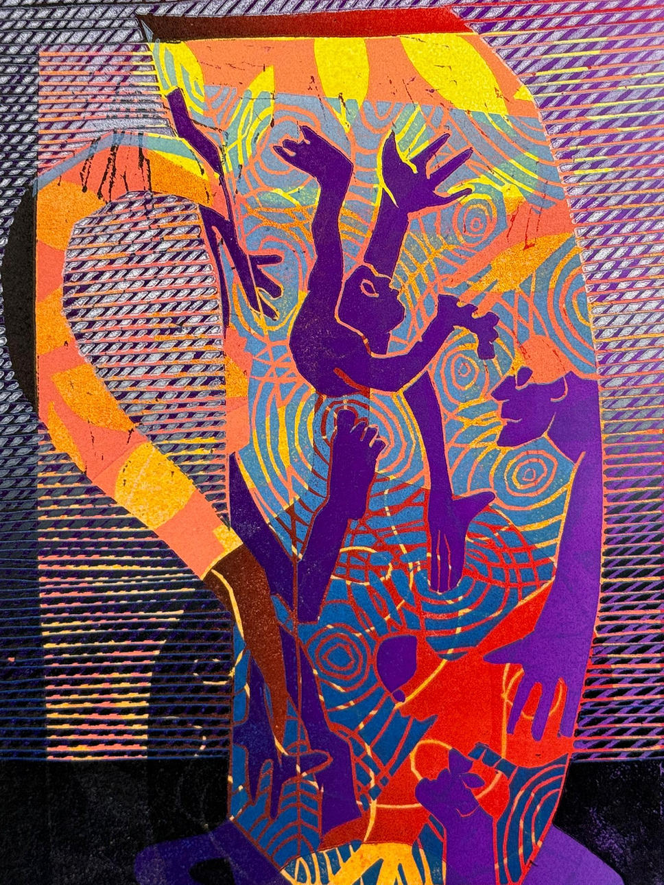 Dale Devereux Baker, Print-Multiple, 'Swimmer's Vase V'. Art ...