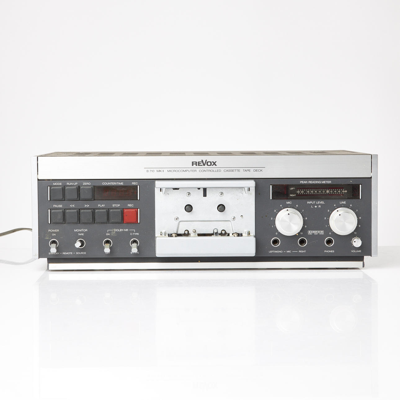 REVOX., Cassette deck, B710 MKII, Microcomputer controlled casette tape ...
