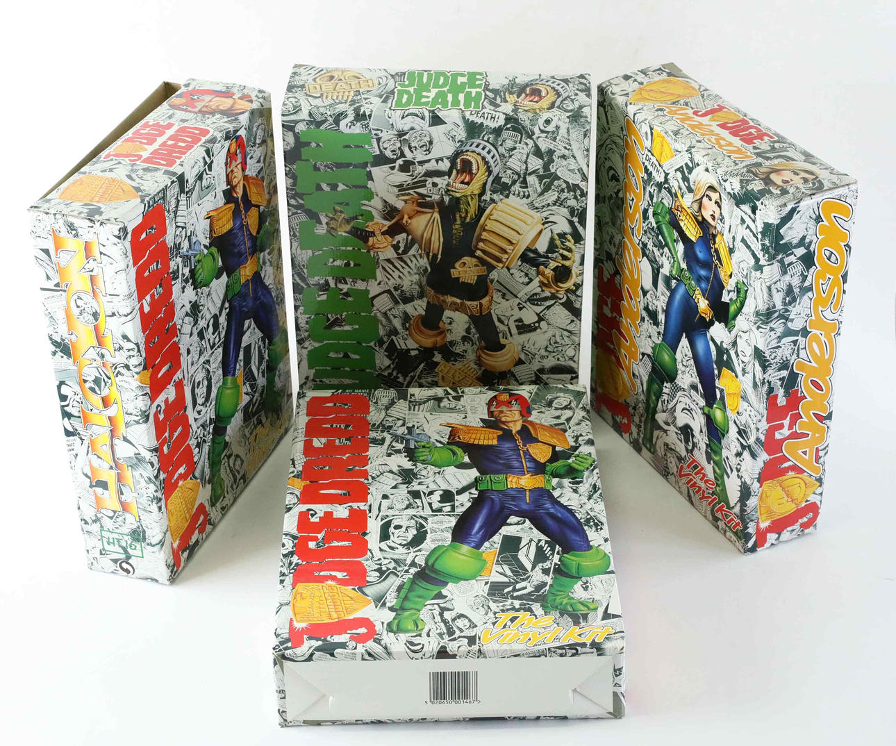 JUDGE. The Vinyl Kit, Joe Dredd, Death, Anderson, 1993-1994. Toys ...