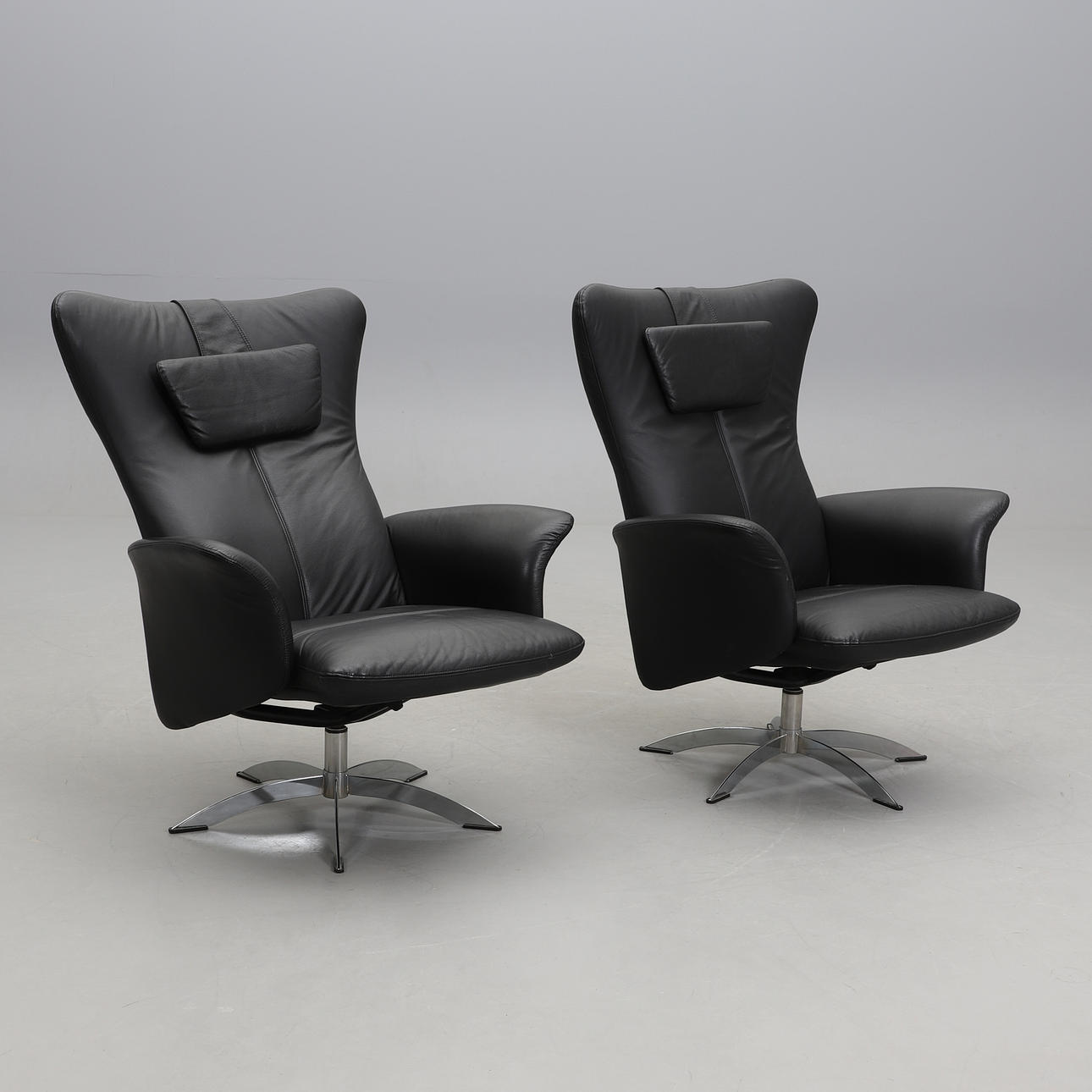 A pair of Hjort Knudsen armchairs, Denmark. Furniture - Armchairs ...