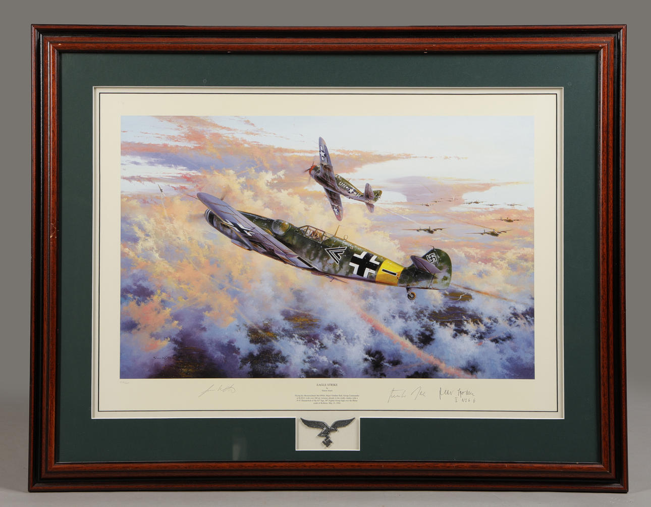 SIMON ATACK (BRITISH, 20TH CENTURY) "EAGLE STRIKE". Art - Paintings ...