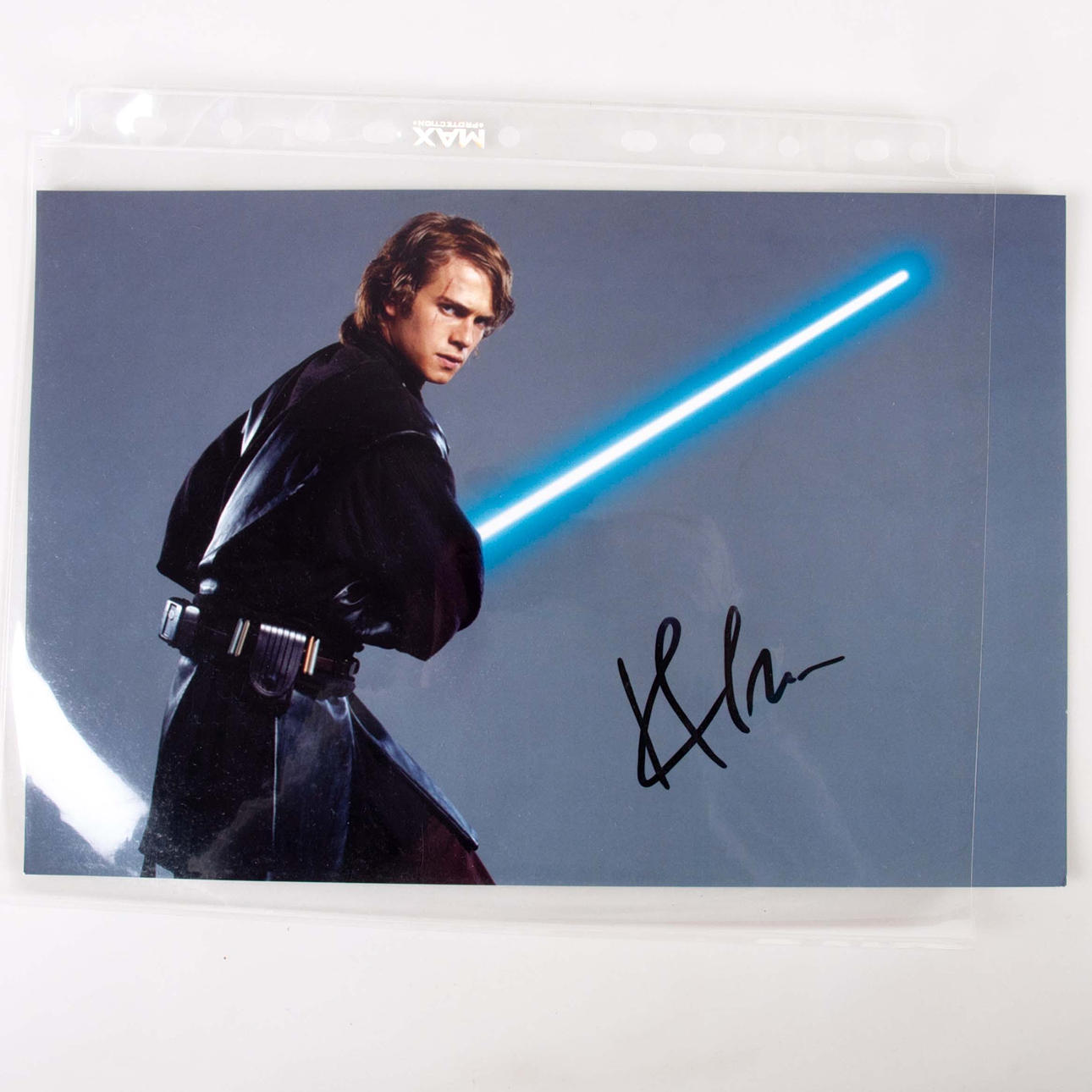 AUTOGRAPH. THE AMERICAN ACTOR HAYDEN CHRISTENSEN WHO PLAYED ANAKIN ...