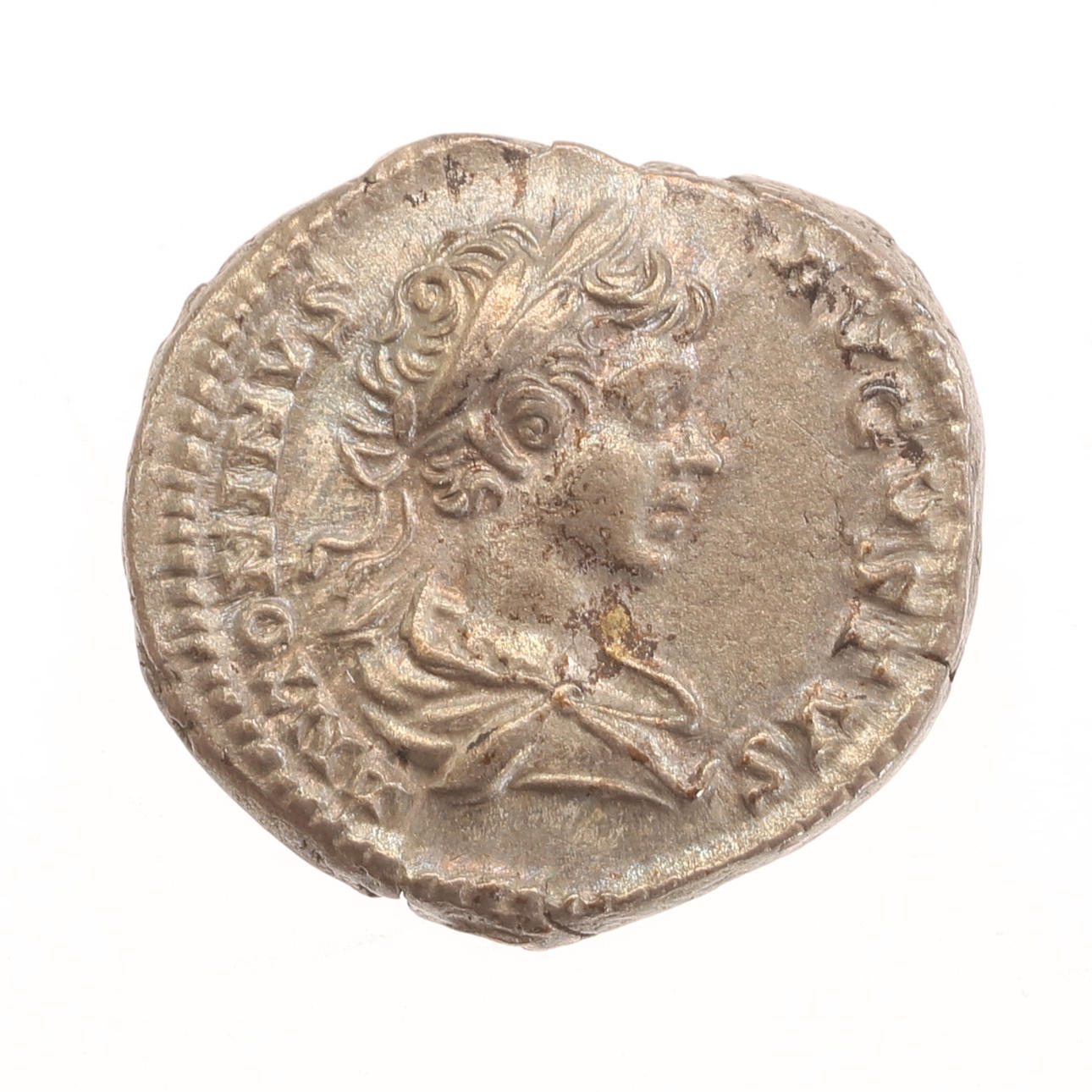 MYNT, silver denarius, Caracalla 198-217, Romerska Riket. Mynt ...