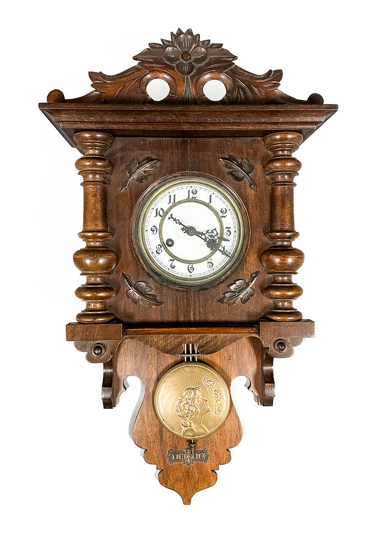 A Gustav Becker wall clock, Art Nouveau, 18th/20th century, Germany ...