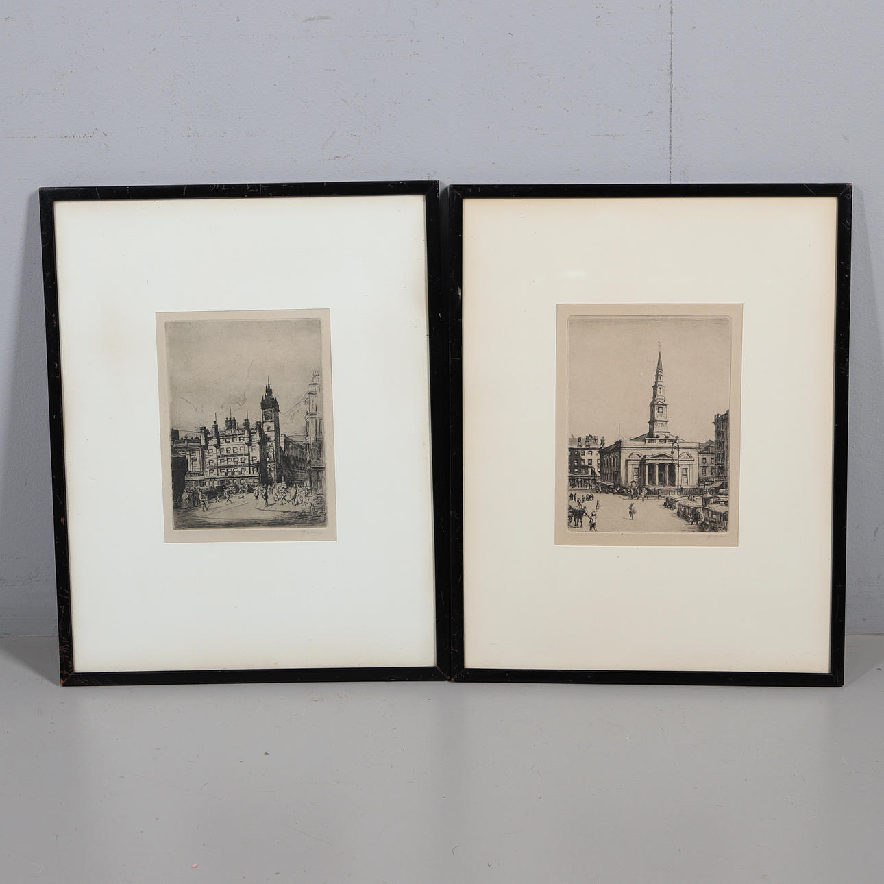 THOMAS PATERSON (SCOTTISH 19TH/20TH CENTURY). THE OLD TOLBOOTH, GLASGOW ...