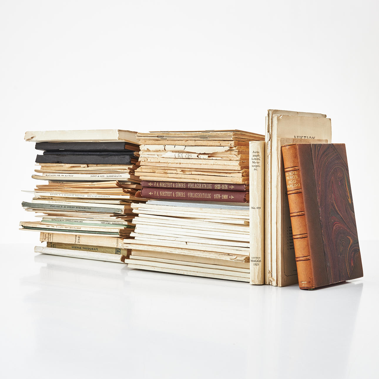 COLLECTION OF BOOK CATALOGUES, INCLUDING MAGGS, WARBURG, SWEDISH ...