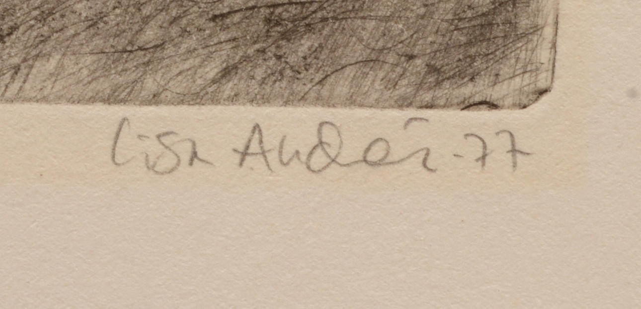 LISA ANDÉN. Square. Etching. Art - Engravings & Prints - Auctionet