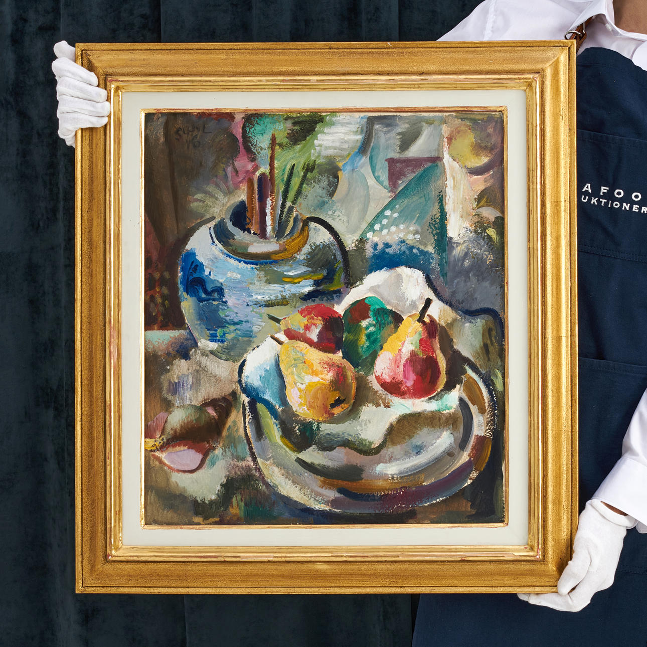 JULES SCHYL (SVERIGE, 1893-1977). Still life with fruits, signed Schyl ...