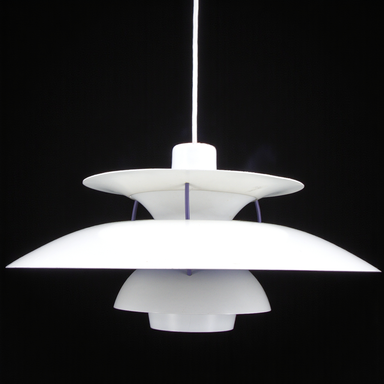 POUL HENNINGSEN. Ceiling lamp/Pendant lamp, “PH 5 Plus”, for Louis ...