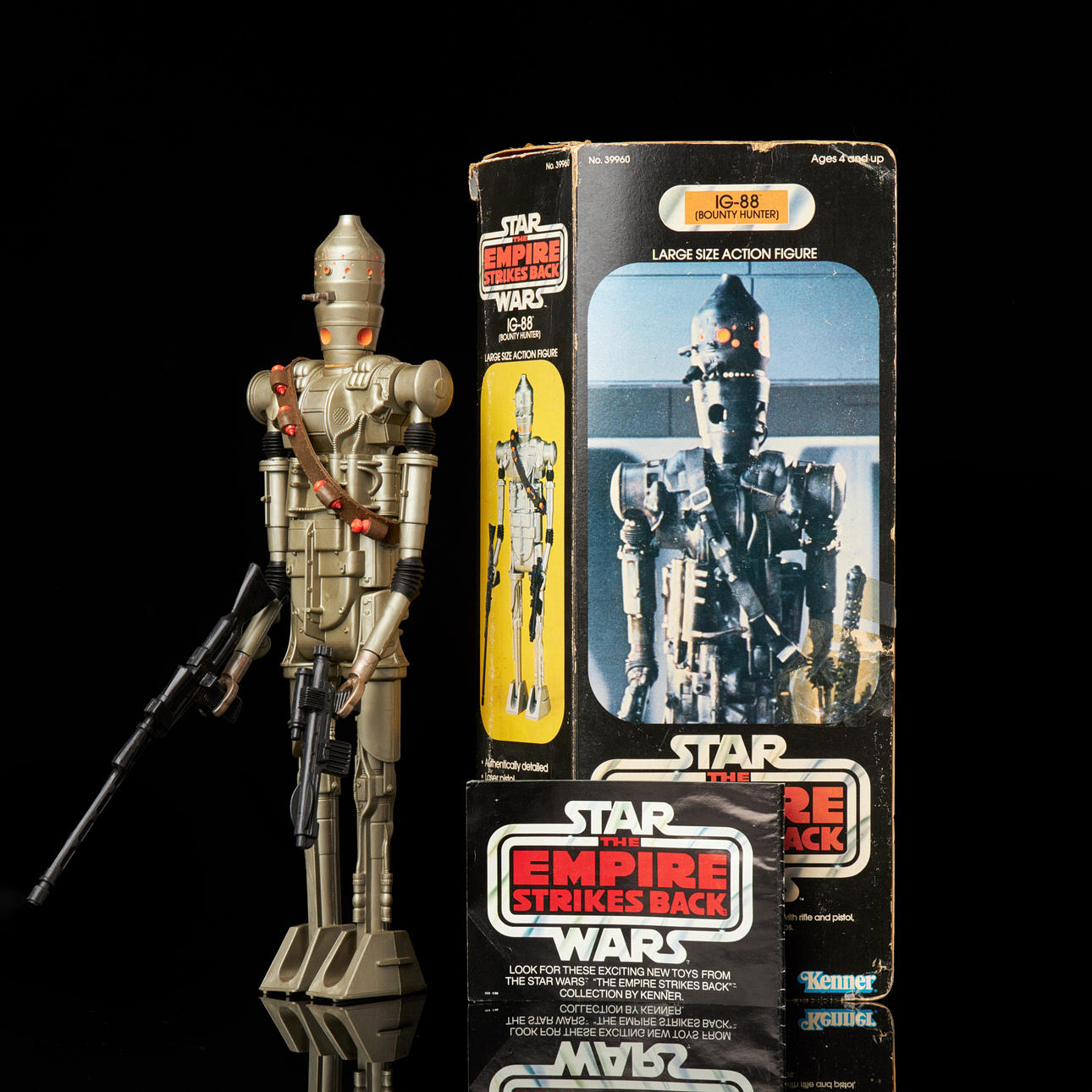 STAR WARS, "IG-88", Actionfigur, no. 39960, i originalkartong, Kenner ...